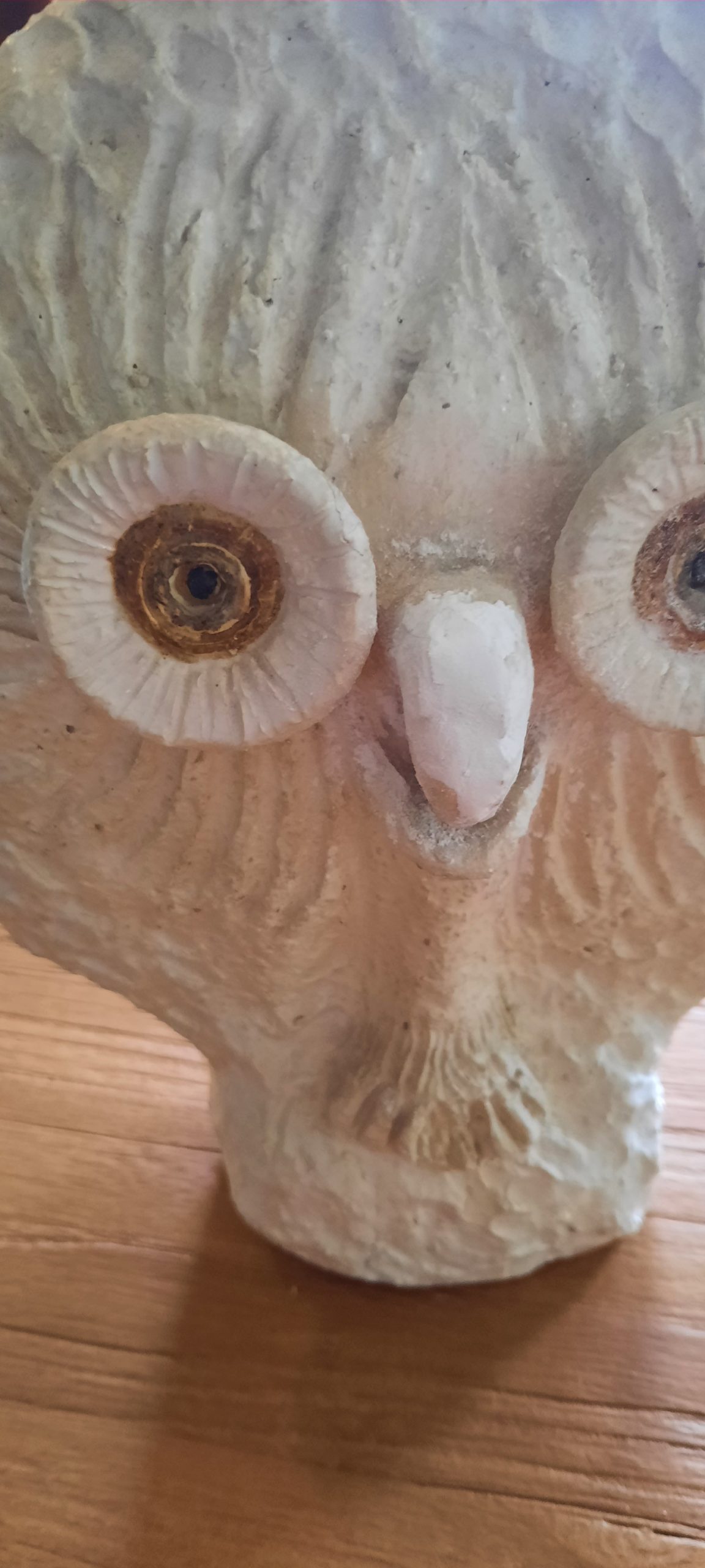 beeldhouwwerk Witte uil - Bijzondere Vondsten